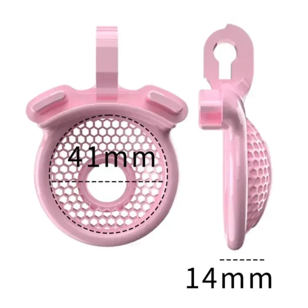 Secure Pink Chastity Cage: Comfort & Style Guaranteed